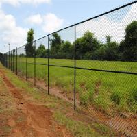 China Fencing 50m 100 Color Feet High Six Ne Cyclone 10 Swg 50mm Pvc Coated Galvanized Chain Link Fence for sale