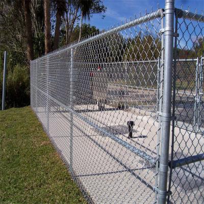 China Heavy Duty Industry Hot Dipped Galvanized Chain Link Fence Trellis Gates for sale