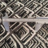 China 109 mm Spiral Flattened Low Carbon Steel Expanded Metal Mesh with Diamond Hole Shape for Air Filter for sale