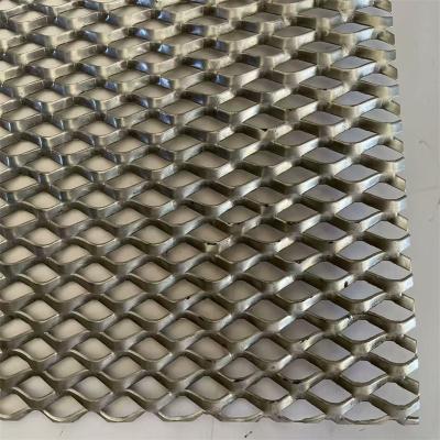 China Hot Sale Industrial Fence Galvanized Expanded Metal Mesh 5mm Thick Flattened Expanded Metal Mesh for sale