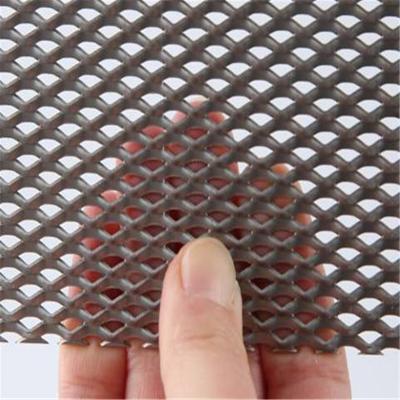 China Aluminum Diamond Mesh Expanded Metal Sheets Aluminium Expanded Mesh Ceiling Decoration for Office Buildings and Gyms for sale
