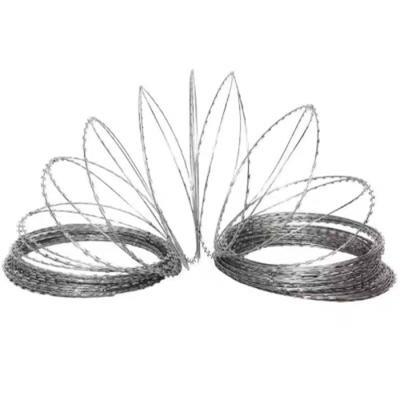 China High Strength Stainless Steel Razor Wire Durable Security for Farm for sale