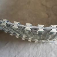 China Premium SUS304 Stainless Steel 2.2mm Wire 18mm Blade BTO-22 Razor Barbed Wire for High Security for sale