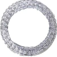 China Premium SUS304 Stainless Steel 2.2mm Wire 18mm Blade BTO-22 Razor Barbed Wire for High Security for sale