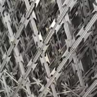 China BTO-22 Galvanized Razor Wire with 2.5mm Wire Diameter for High-Security Fencing for sale