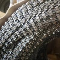 China High Quality Galvanized Stainless Steel Cross Razor Barbed Wire Coil for Protection Razor Barbed Wire for sale