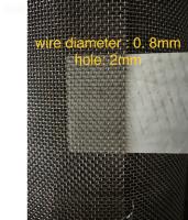 China Galvanized Crimped Wire Mesh with Custom Sizes and 2x12 MM Hole Size for Industrial Screening for sale
