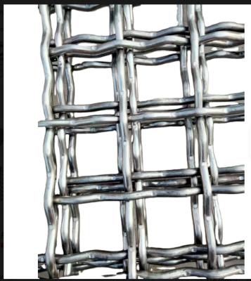 China Custom 3mm 4mm Crimped Wire Mesh Galvanized Wire Net with Corrosion Resistance High Strength for Sand Stone Screening for sale