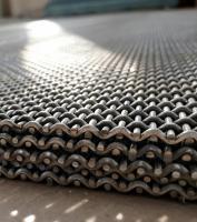 China High Precision Plain Weave Acid Resistant Crimped Wire Mesh Woven Screen For Food Particle Separation for sale