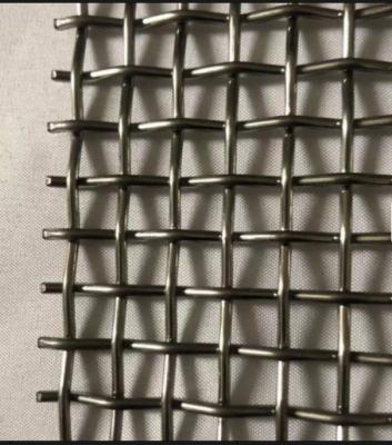 China Heavy Duty Stainless Steel Galvanized Crimped Wire Mesh with 3×3 mm 4×4 mm Opening for Vibrating Screen for sale