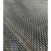 China High Wear Resistant Manganese Steel Crimped Wire Mesh with 2mm-12mm Wire Diameter for Mining and Quarry Screening for sale