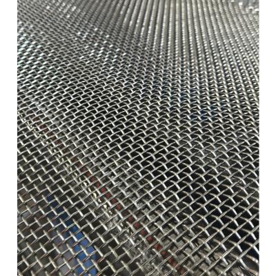 China High Wear Resistant Manganese Steel Crimped Wire Mesh with 2mm-12mm Wire Diameter for Mining and Quarry Screening for sale