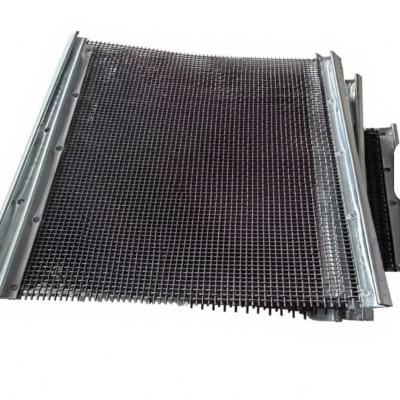 China Manganese Steel Crimped Wire Mesh with 6mm Wire Diameter and 100mm Opening Size for Customized Mining Screen Panels for sale