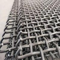 China 65Mn High Carbon Steel Crimped Wire Mesh with 3mm-20mm Wire Diameter for Quarry Aggregate Screening for sale