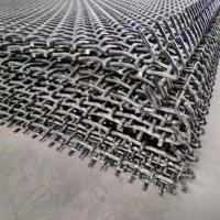 China 65Mn High Carbon Steel Crimped Wire Mesh with 3mm-20mm Wire Diameter for Quarry Aggregate Screening for sale