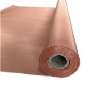China Premium Conductive Copper Wire Mesh with Uniform Openings in 20-200 Mesh and 0.05-0.30mm Wire Diameter for EMI Shielding for sale