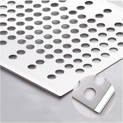 China Heavy Duty Galvanized Perforated Metal Mesh 1×2m with 2mm Thickness and 8mm Round Holes for Machine Guards for sale