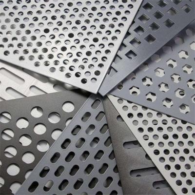 China Galvanized Perforated Metal Mesh 1200×2400mm with 6mm Round Holes for Safety Guards for sale