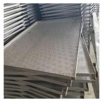 China 1.5mm Galvanized Perforated Metal Sheet 1220×2440mm with 5mm Round Holes for Ventilation Panels for sale