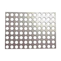 China Precision Punched Stainless Steel Perforated Metal Mesh Panel 1000×2000mm with 2mm Openings for Filtration and Screening for sale