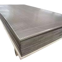 China Galvanized Perforated Metal Mesh with 3mm Round Holes for Industrial Screening and Ventilation for sale