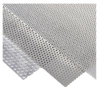 China Aluminum Perforated Metal Mesh with Round Holes for Ceiling Panels and Decorative Screens for sale