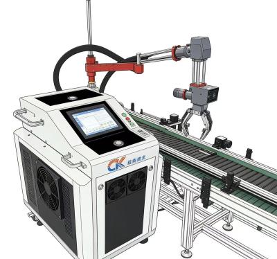 China Robotic Arm Machine Ethernet USB PLC Touchscreen 6 Axis 5kg Payload Python Programming Production Workflow for sale