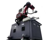 China Programmable Robotic Arm 6 Axis 5kg Payload PLC Touchscreen 25kg Ethernet USB Multi Application for sale