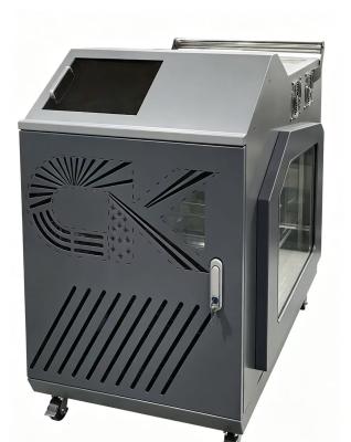 China Metal Rust Paint Removal Industrial Laser Cleaning Machine 50 60Hz 500W for sale