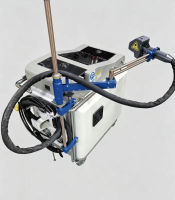 China Portable Laser Mold Cleaning Machine 20 100KHz Mold Surface Restoration Cleaning Application for sale