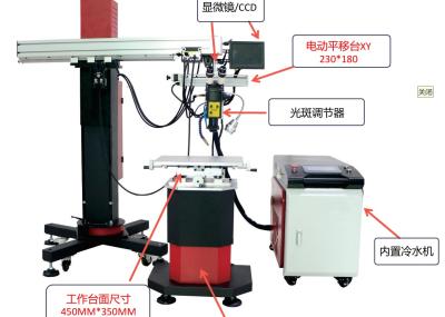 China Roller Equipped Fiber Laser Welder For Carbon Steel Stainless Steel Aluminum Joining for sale