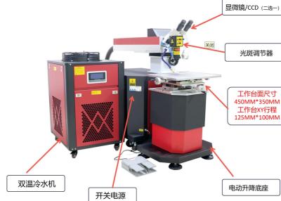 China Movable Fiber Laser Welder For Carbon Steel Stainless Steel Aluminum Welding for sale