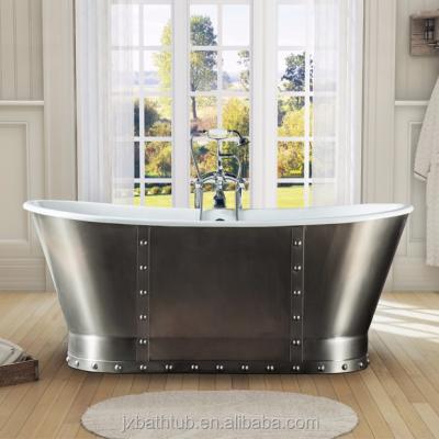 China Commercial Adult Portable Copper Adult Apartment Bath Skirt Apron Bath Skirt Cast Iron Bathroom Antique Bathtub Prices for sale