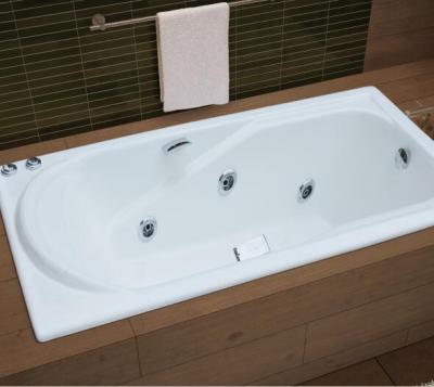China ICC-ES Cast Iron Bathtub Factory Club Home Massage Embedded Bathtub for sale