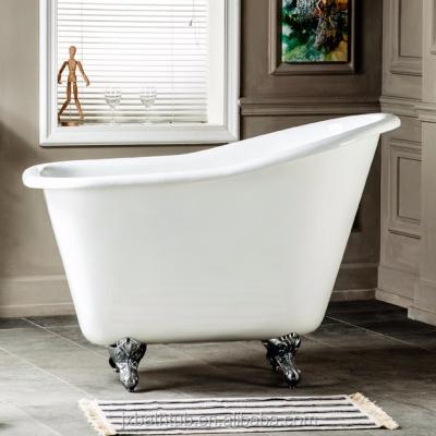 China Hot free enamled room indoor clawfoot shower camping rectangle cast iron bathtub for sale for sale