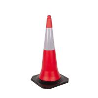 China 1MTR 5KGS Dubai Standard PVC Road Safety Cone for sale