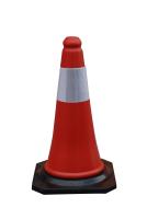 China 50cm Wholesale Traffic Control Safety Warning Cone for sale