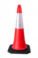 China Brazil Standard Duty 30inch PVC Traffic & Parking Lot Safety Cone for sale