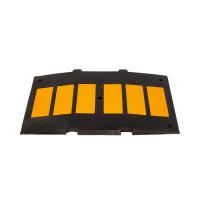 China Modular Rubber Traffic Speed Bumps Prefabricated Speed bumps for sale