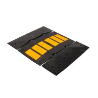 China Modular Rubber Traffic Speed Bumps Prefabricated Speed bumps for sale