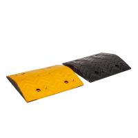 China Heavy Duty Rubber Speed Bump for Roads & Parking Lots for sale