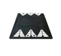 China Recycled Rubber Road Speed Cushion Speed Bumper for sale