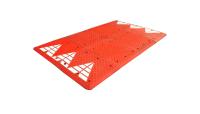 China Recycled Rubber Road Speed Cushion Speed Bumper for sale