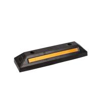 China Recycled Rubber Parking Lot Wheel Stops for sale