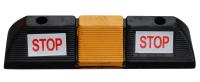 China Quality Car Parking Rubber Wheel Safety Stop for sale