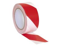China Red/White Hazard Warning Tape Road Safety Caution Tape Reflective PVC Barricade Tape for sale