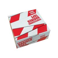 China Red/White Hazard Warning Tape Road Safety Caution Tape Reflective PVC Barricade Tape for sale