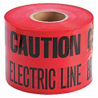 China Non-Detectable Underground Warning Tape Electrical Cable Warning Tape for sale