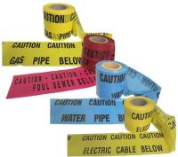 China Non-Detectable Underground Warning Tape Electrical Cable Warning Tape for sale