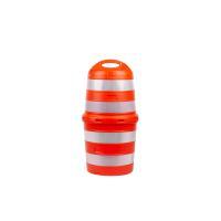 China Reflective Traffic Drum Construction Safety Barrels for sale